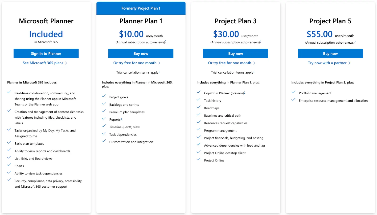 Plane versus Microsoft Planner: A comparison for software development teams